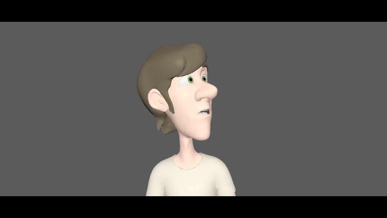 Simple character head turn - YouTube
