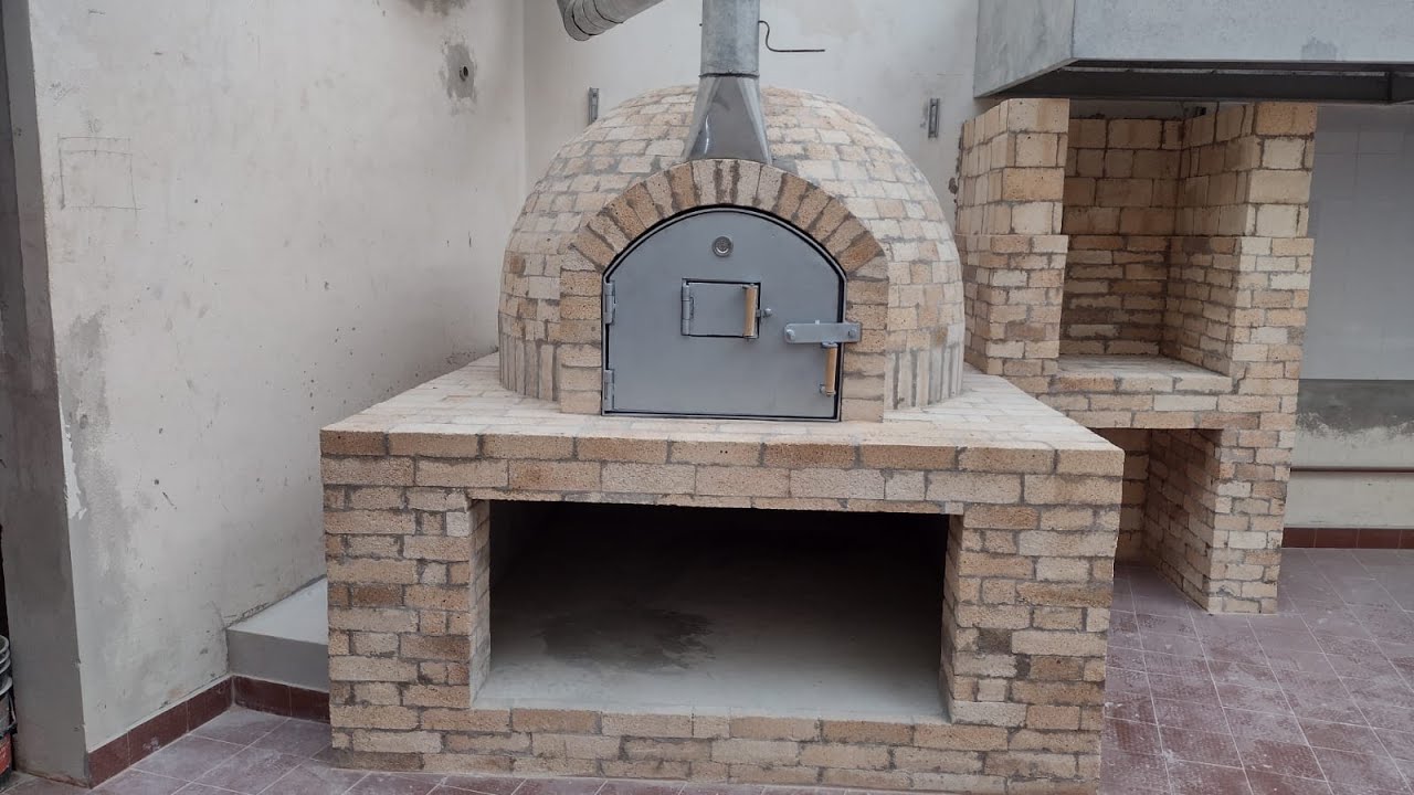 COMO HACER UN HORNO DE TABIQUES REFRACTARIOS - YouTube