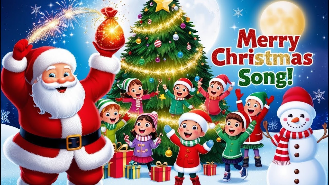 Merry Christmas Song / Christmas Carol | Holiday Song - YouTube