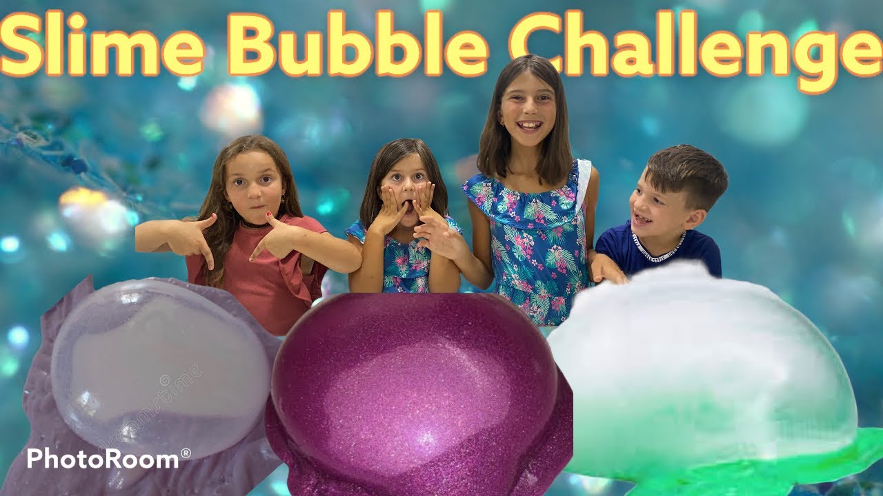 SLIME BUBBLE CHALLENGE @videosdeslime @Slick_Slime_Sam_Spanish - YouTube