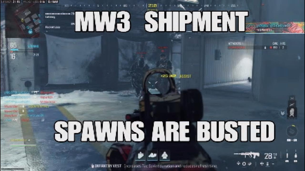 MW3 SHIPMENT SPAWN'S ARE BUSTED AF - YouTube