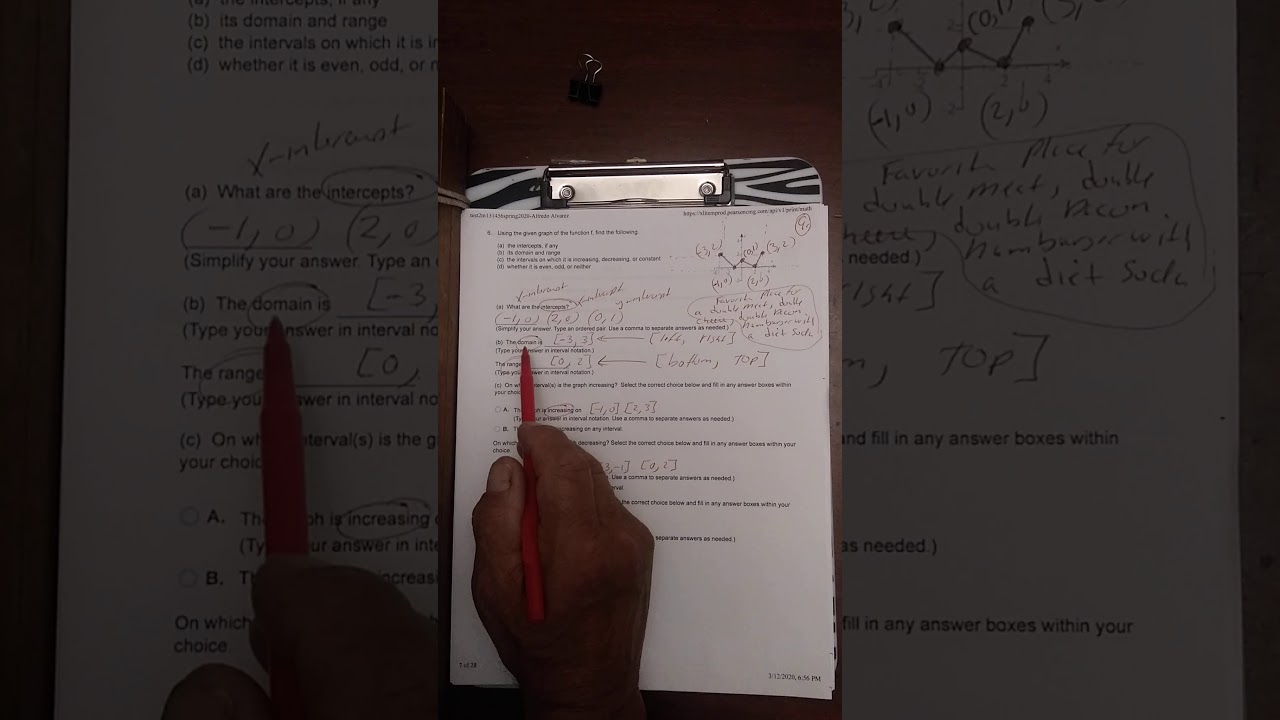 Test #2 Math 1314 College Algebra - YouTube