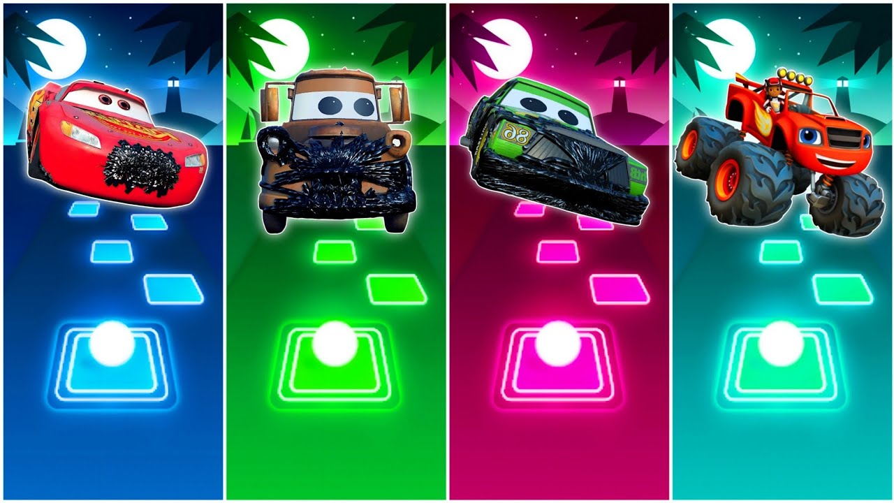 Cars 3 Monster Mater 🆚 Evil McQueen 🆚 Evil Chick Hicks 🆚 Blaze McQueen ...