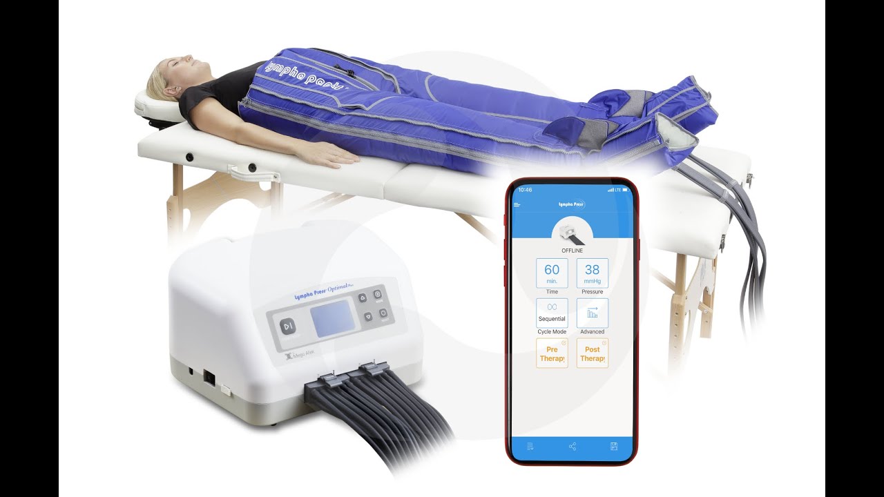 Lympha Press Optimal Plus -lymfodrenážní přístroj- představení - YouTube