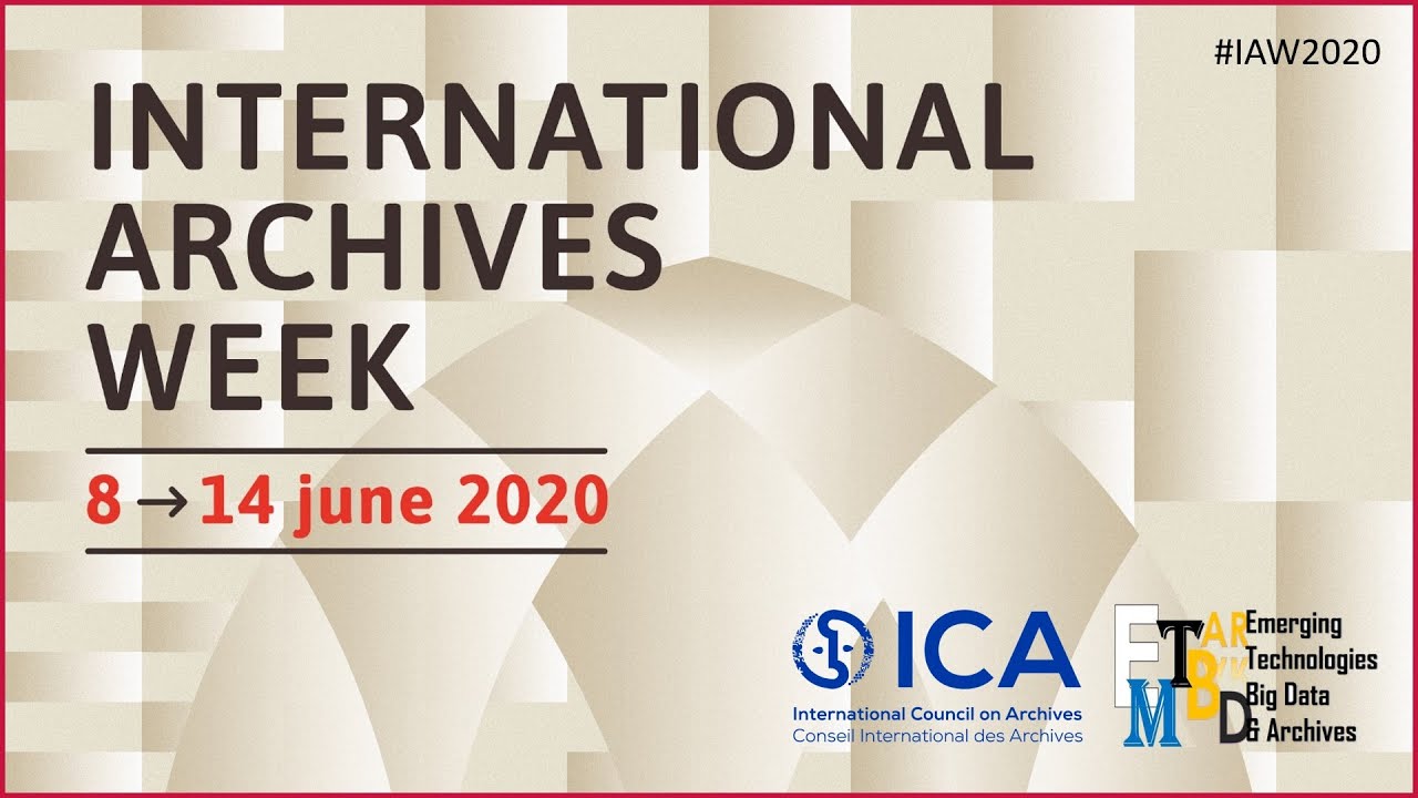 ICA #IAW2020 webinar « Artificial Intelligence and Archives » - YouTube