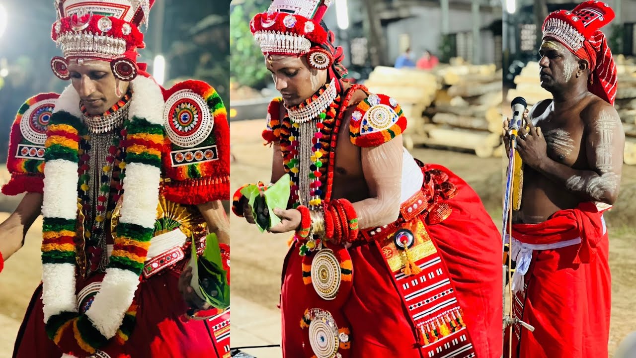 Chalil Vishnumoorthi paradevatha temple theyyam 2023 Day 1 - YouTube