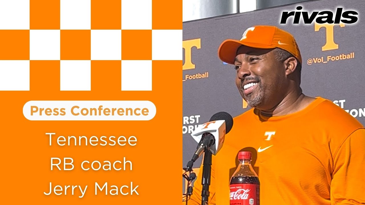 PRESS CONFERENCE: Tennessee football running back coach Jerry Mack ...