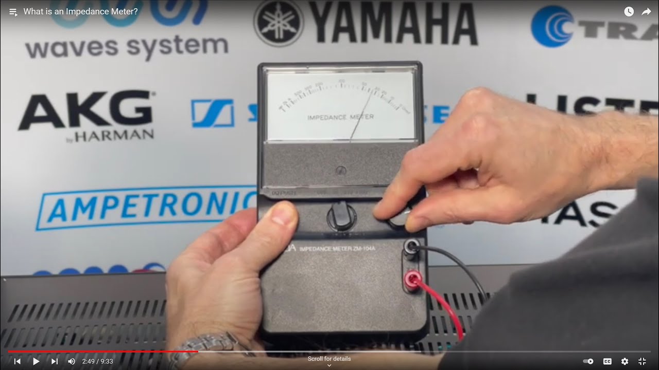 Why you need an Audio Impedance Meter for Commercial Sound Systems ...