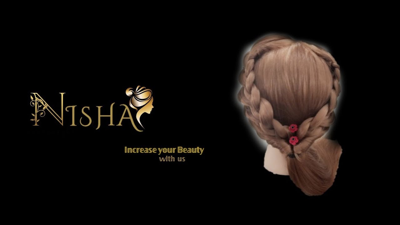 #easy hairstyle# Nisha beauty parlour# - YouTube