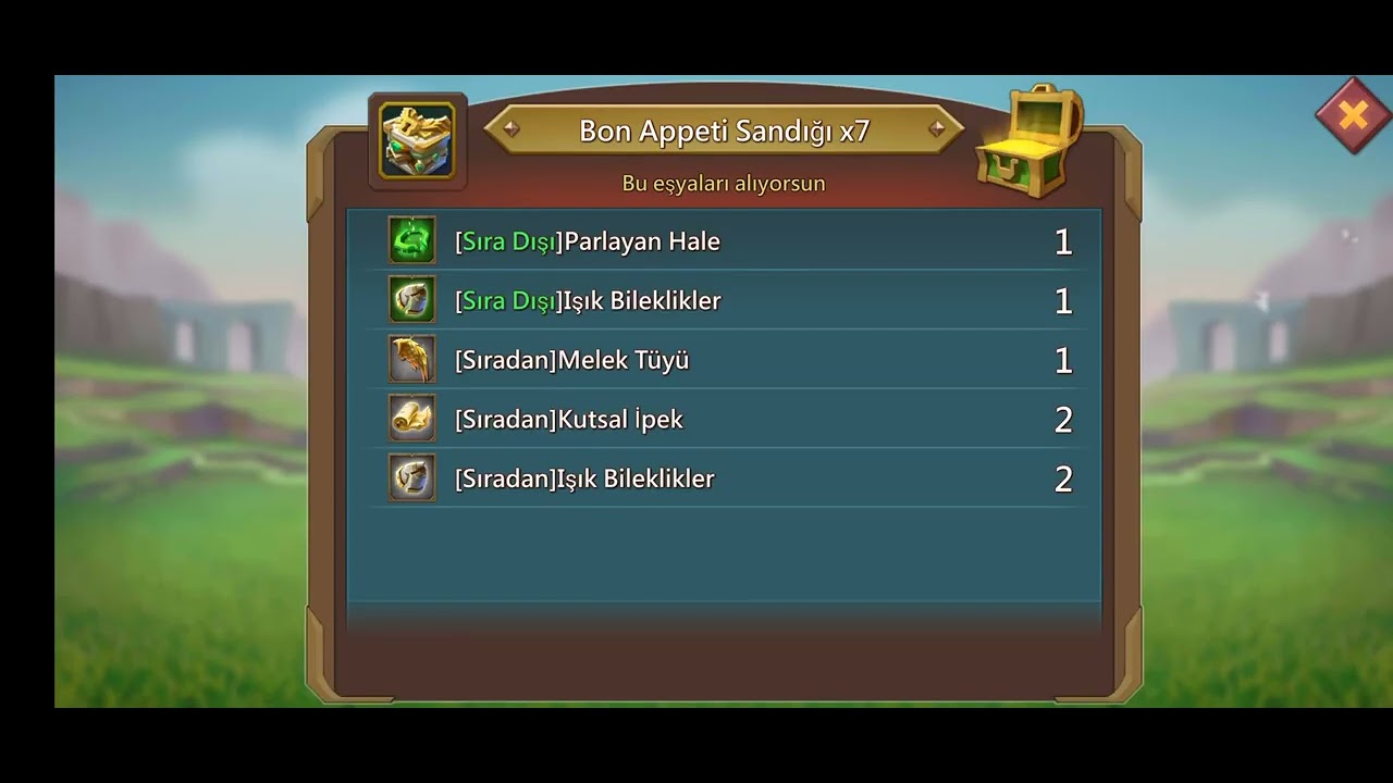 lords mobile bon appeti sandık - YouTube