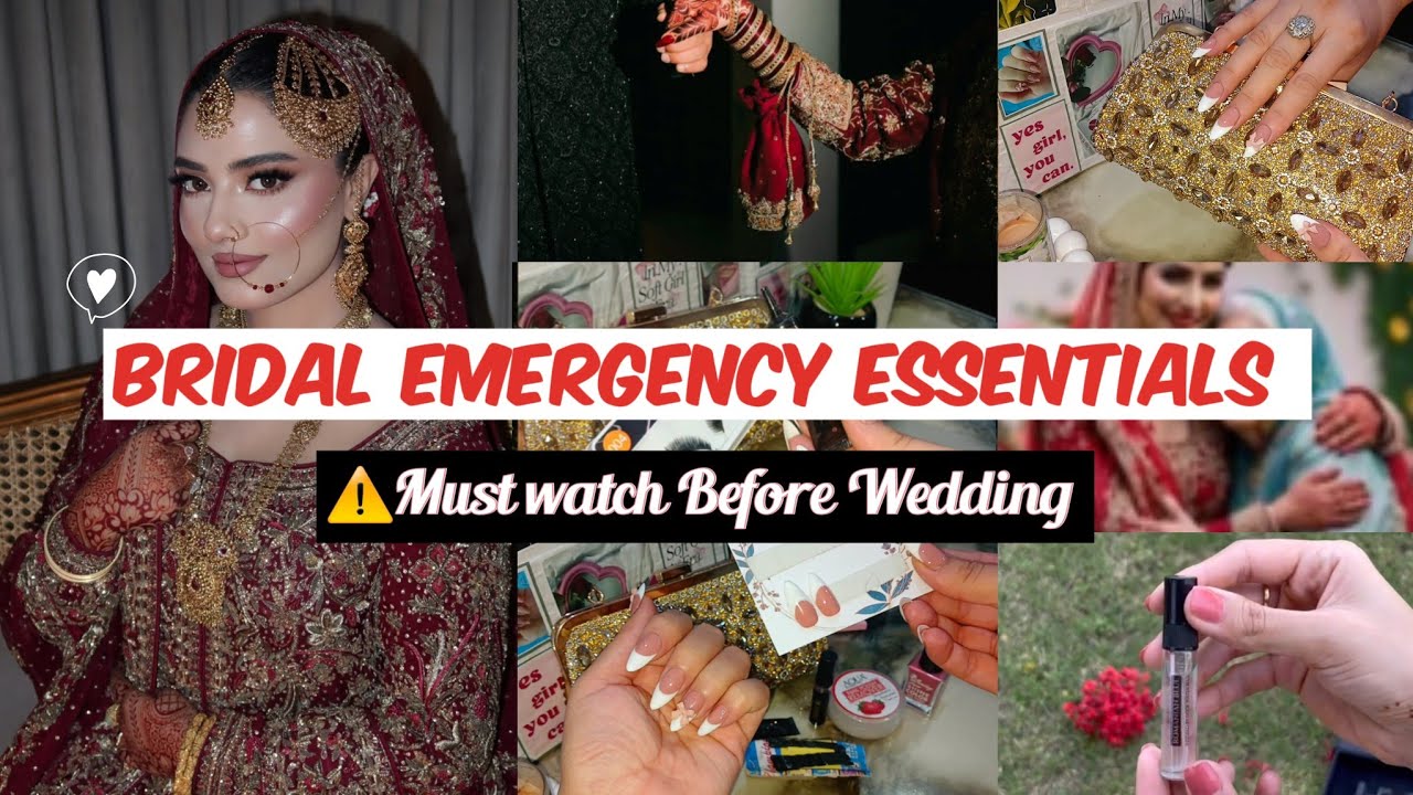 15 Must have Bridal Essentials 💫🌹Wedding Day tips / Tricks for brides ...