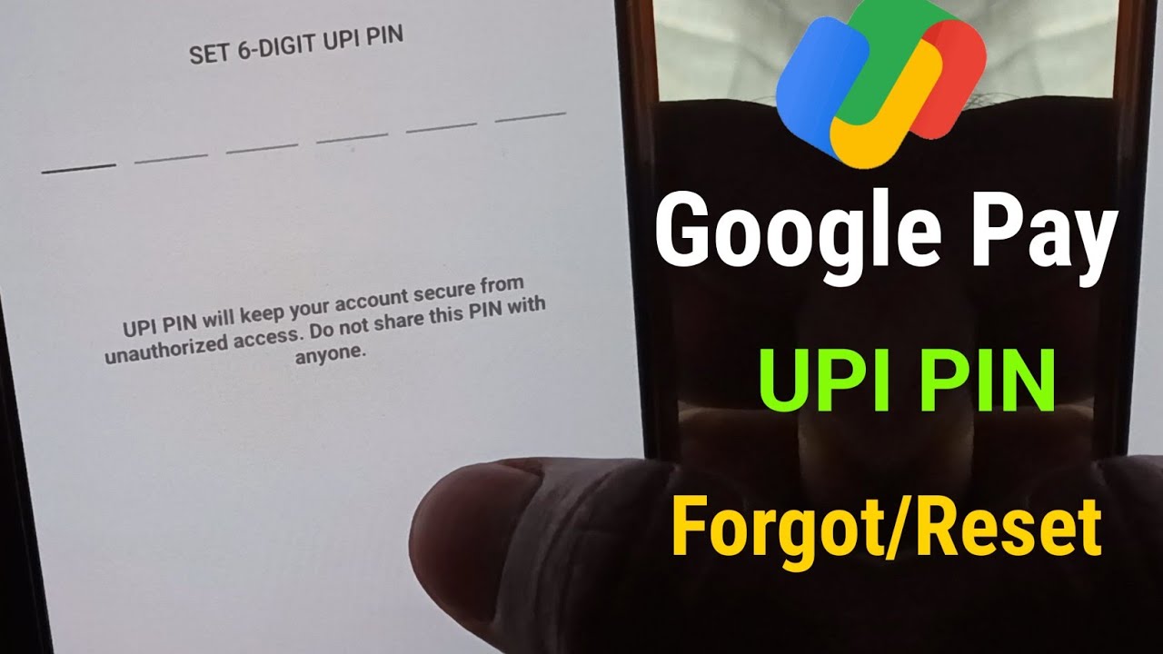 google pay upi pin forgot/reset | google pay Upi pin bhul gaye to kya ...
