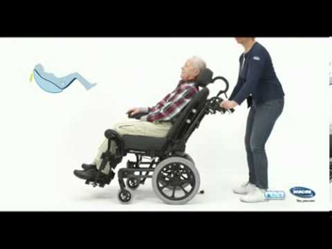 Silla de ruedas basculante Rea Azalea Assist - YouTube