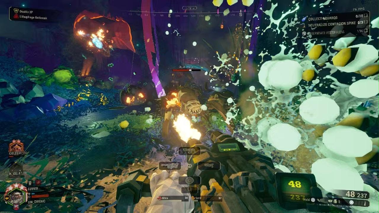 Deep Rock Galactic Haz 5 Point Extraction 3 Spikes Random Team - YouTube