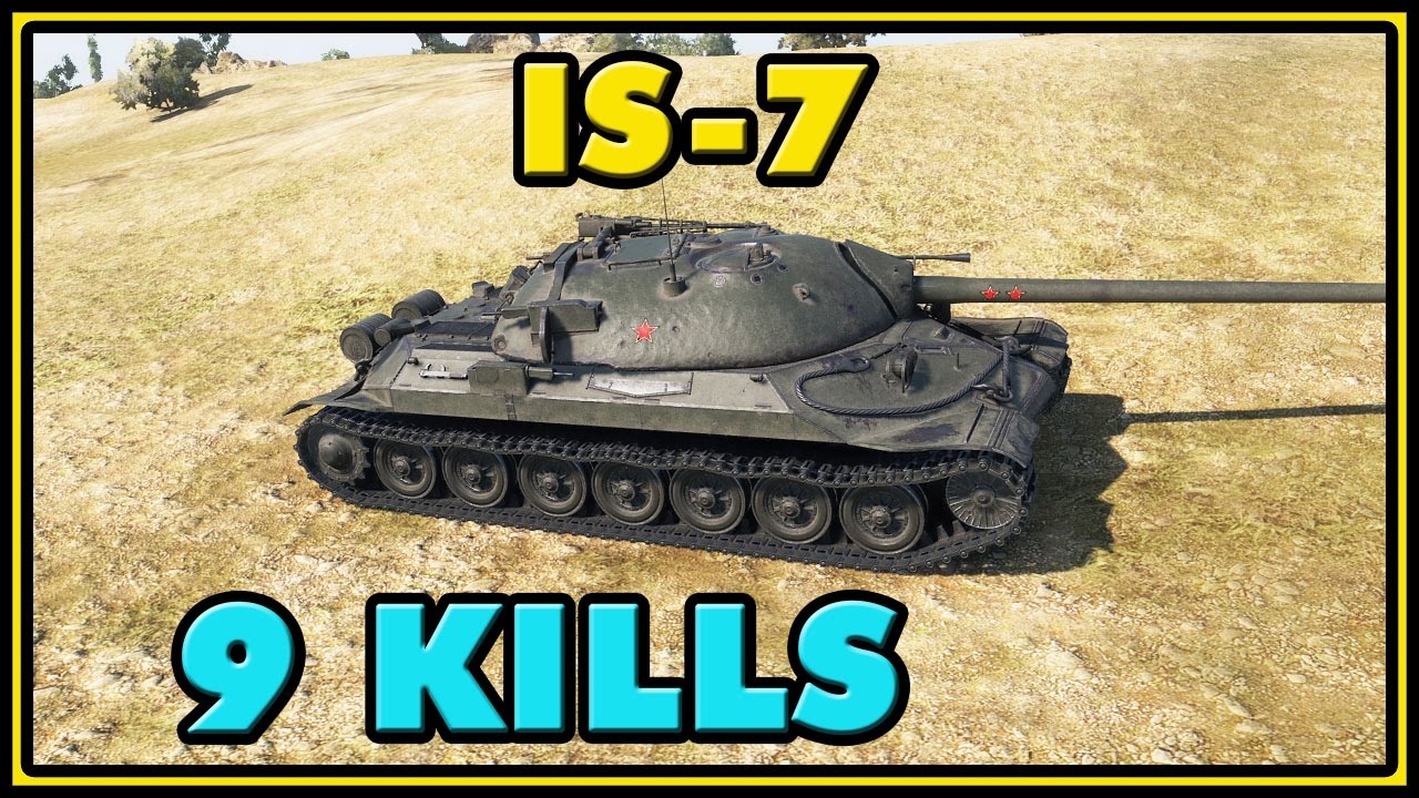 World of Tanks | IS-7 - 9 Kills - 9.3K Damage - YouTube