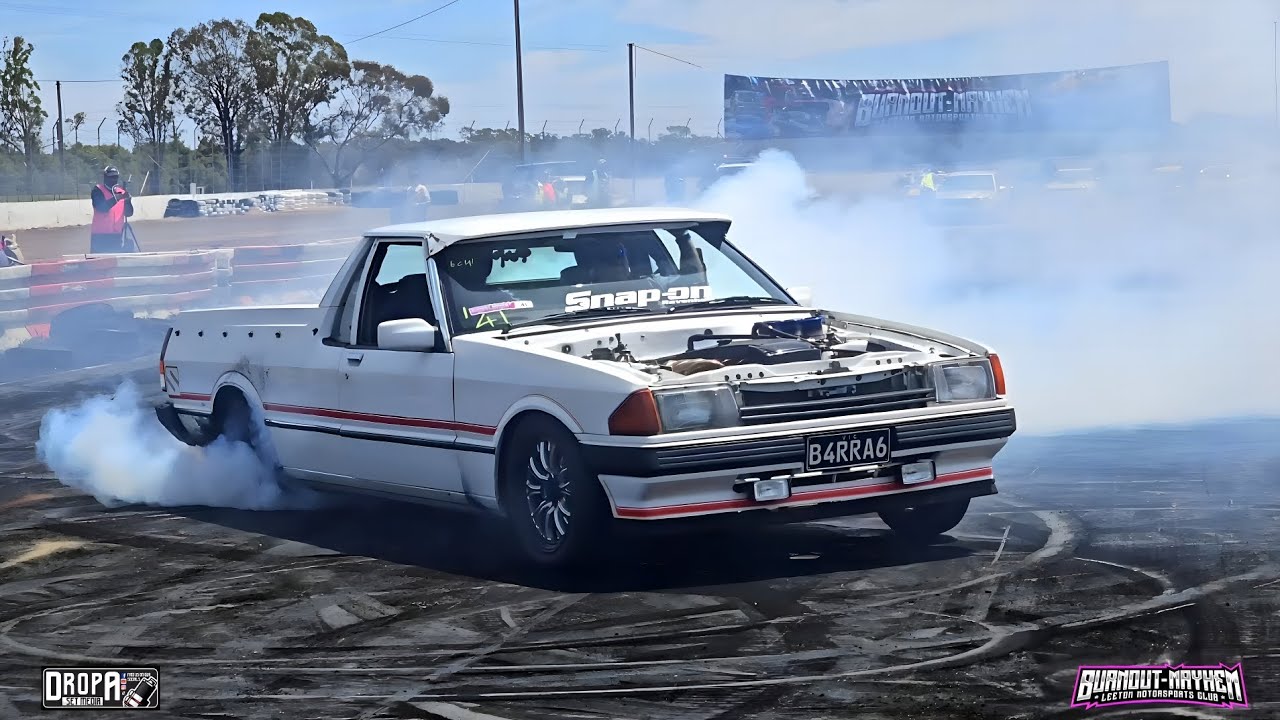 BURNOUT MAYHEM 4 | ROUND 1 WITH B4RRA6 - YouTube