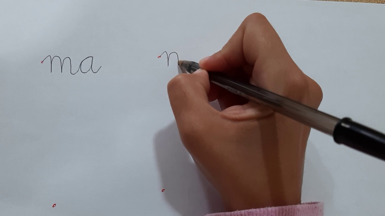 Grafía letra "m". - YouTube