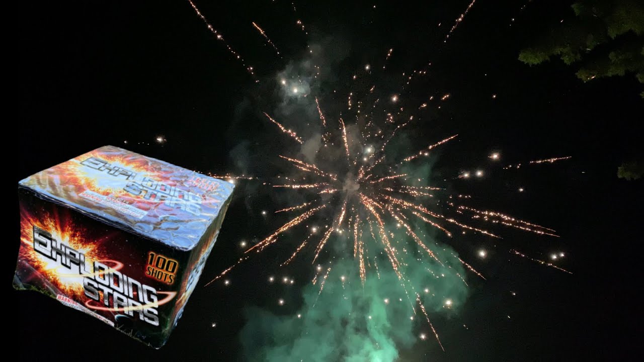 Exploding Stars 100s Firework (Amazing Cake) - YouTube