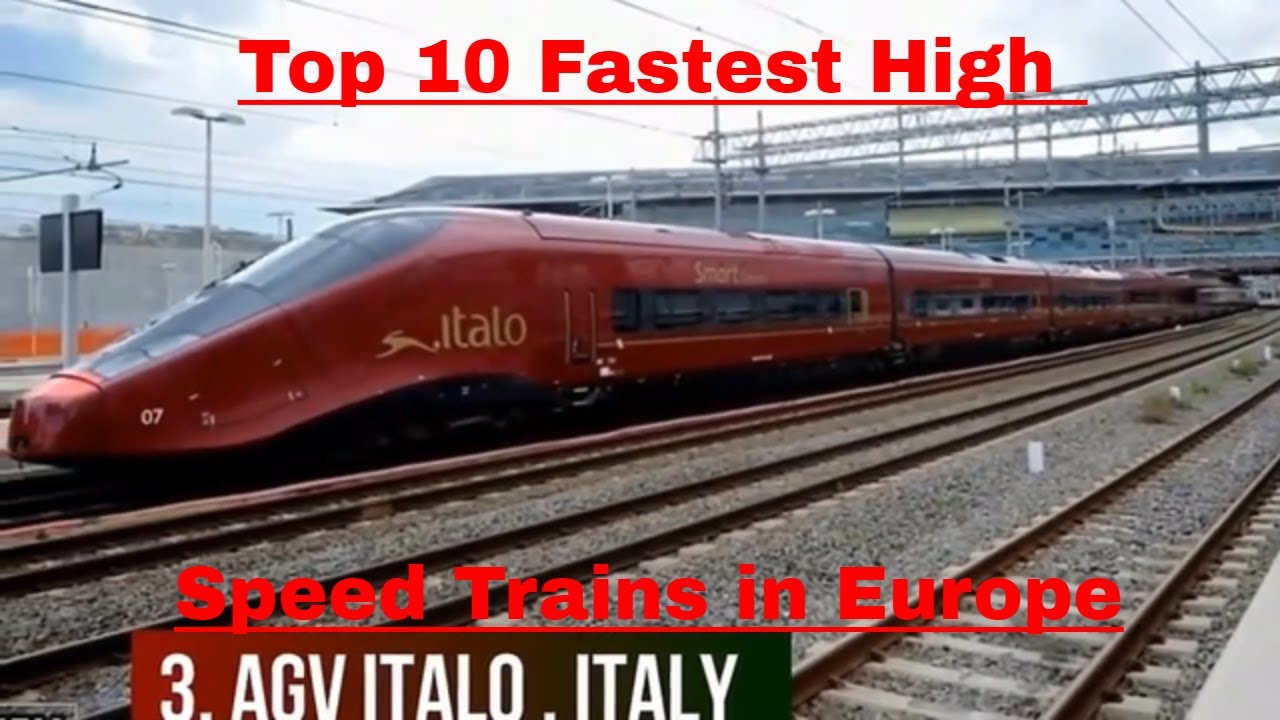 Top 10 Fastest High Speed Trains in Europe 2020 - YouTube