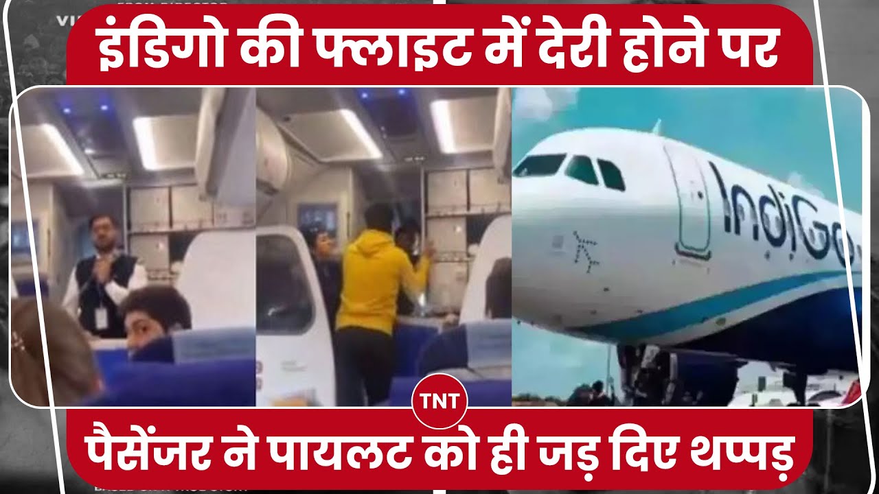 Indigo Passenger Beat Pilot : Flight में देरी होने की वजह से शख्स ने ...