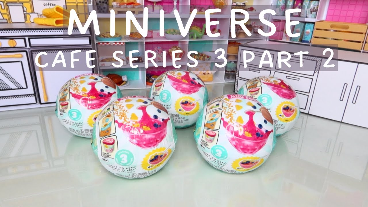 Completing Miniverse Cafe Series 3 collection - YouTube