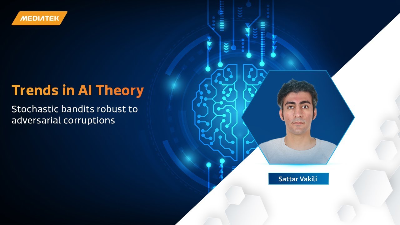 Trends in AI Theory Seminar: Stochastic bandits robust to adversarial corruptions - YouTube