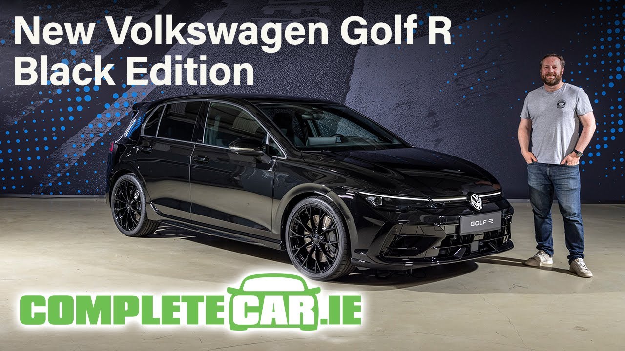 The new Volkswagen Golf R Black Edition looks meaner than ever - YouTube