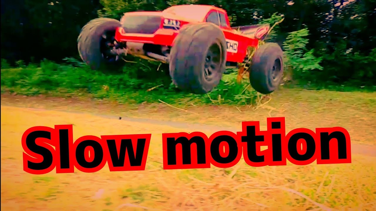 1/10th 4cell RC car Slow Motion Montage - YouTube
