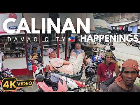 Discovering Calinan Davao City: Street Walk/ Street Noise 4K Walk 🇵🇭 ...