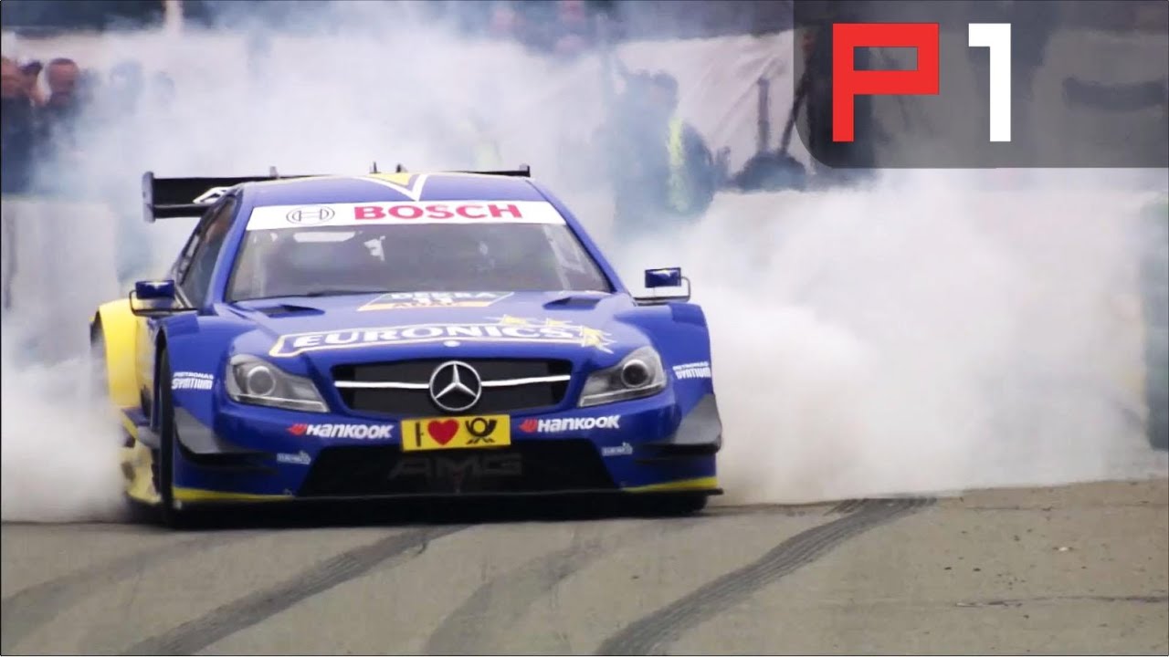 F1 World Champion Lewis Hamilton & Mercedes - Donuts & Fireworks - YouTube