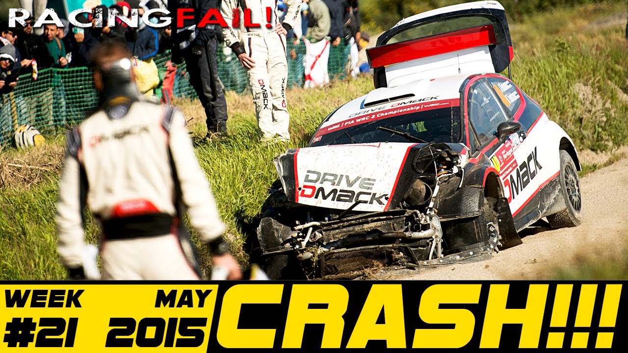 Racing and Rally Crash Compilation Week 21 May 2015 - YouTube