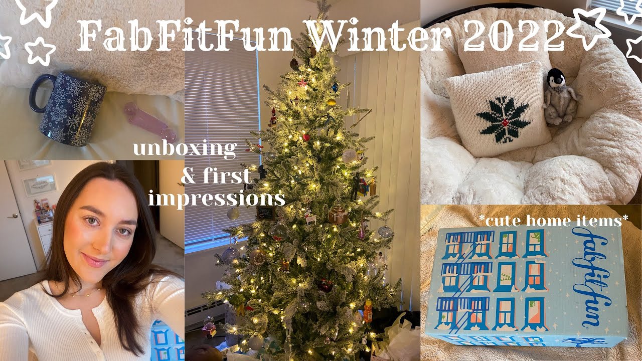 FABFITFUN WINTER 2022 UNBOXING | the perfect home, kitchen, and beauty ...