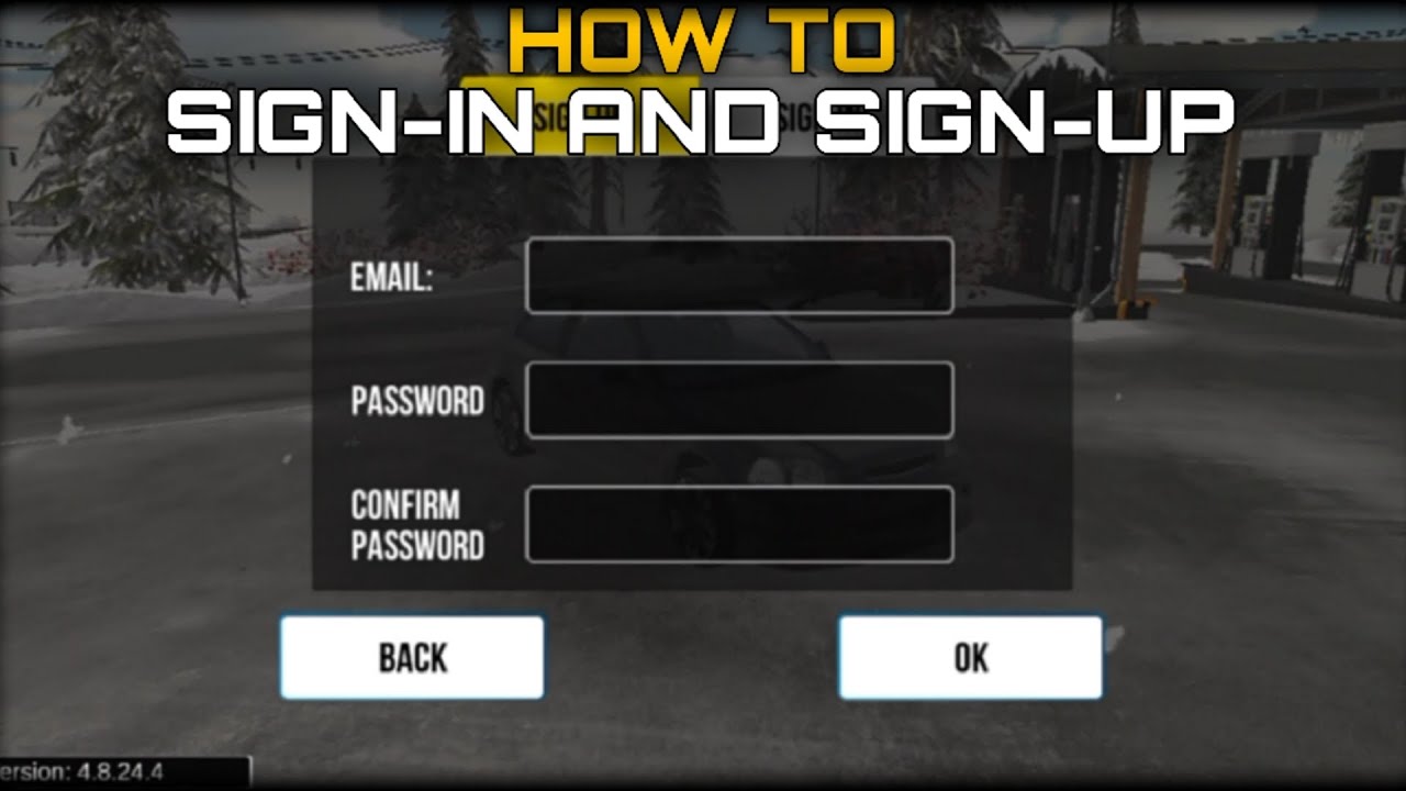 how to sign in and sign up || car parking multiplayer || # ...