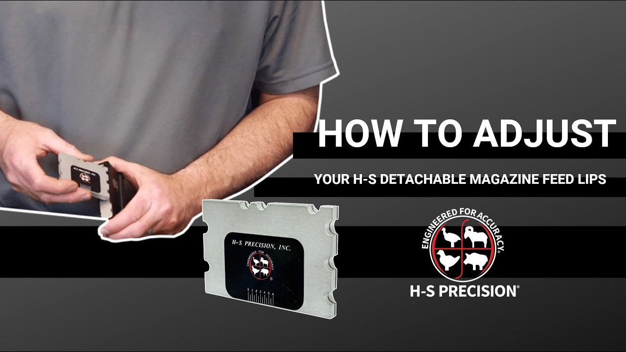 How To Adjust Detachable Magazine Feed Lips for Specific Calibers - YouTube