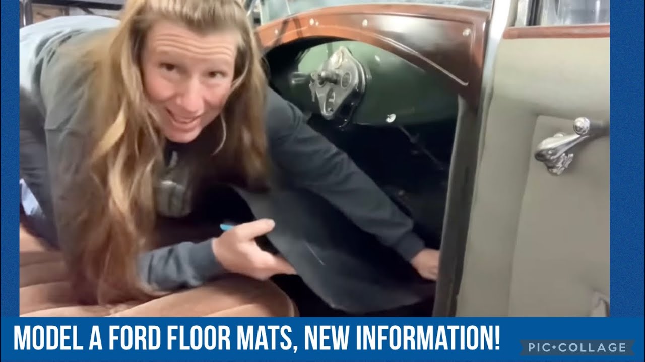 Model A Ford floor mats, new information! - YouTube