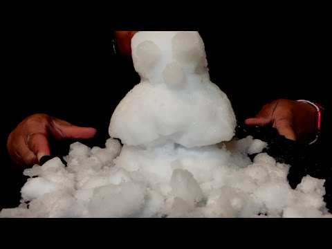 DECEMBER BDAY CELEBRATION | SNOWMAN | ASMR ICE | #asmrice #notalking # ...