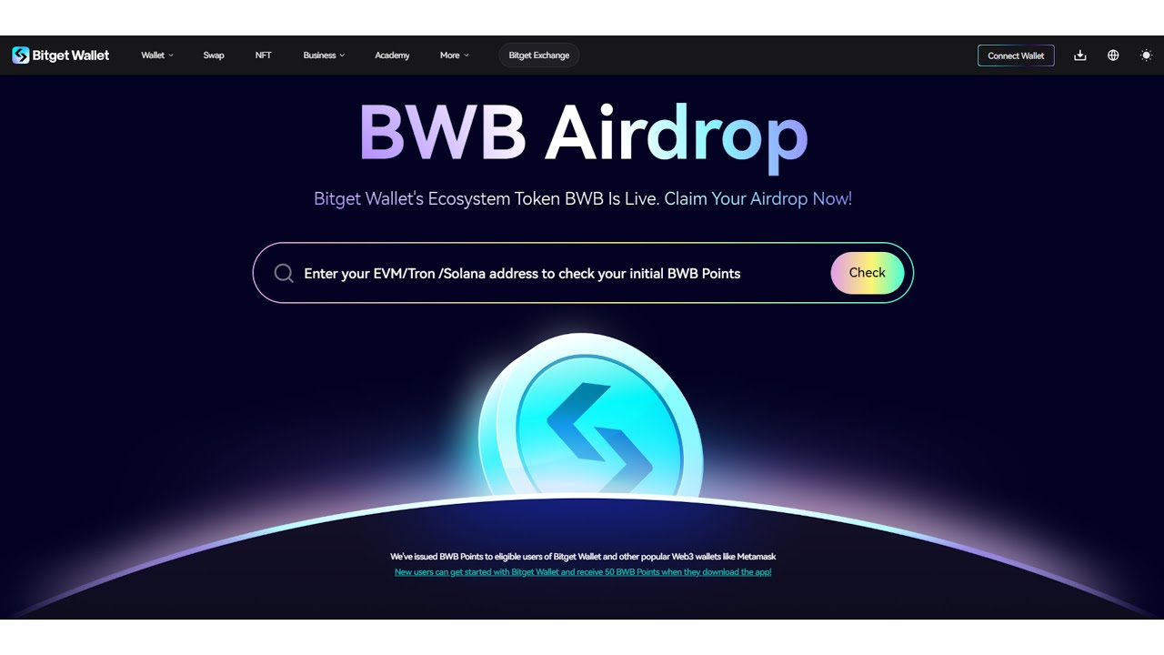 BWB Airdrop Gratis 50 BWB Point - YouTube