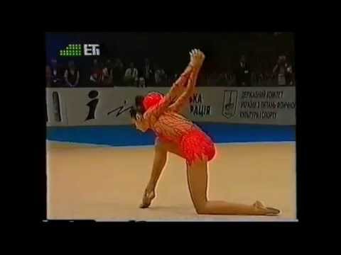 Anna BESSONOVA (UKR) ball - 2004 Europeans Kiev Qualifs - YouTube