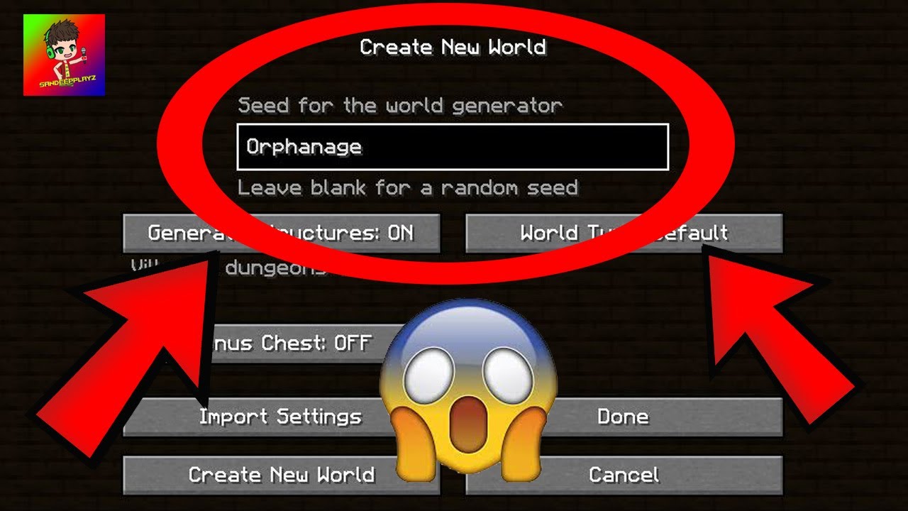 YOU ARE NOT ALONE IN THIS MINECRAFT WORLD!! (Orphanage Seed) - YouTube