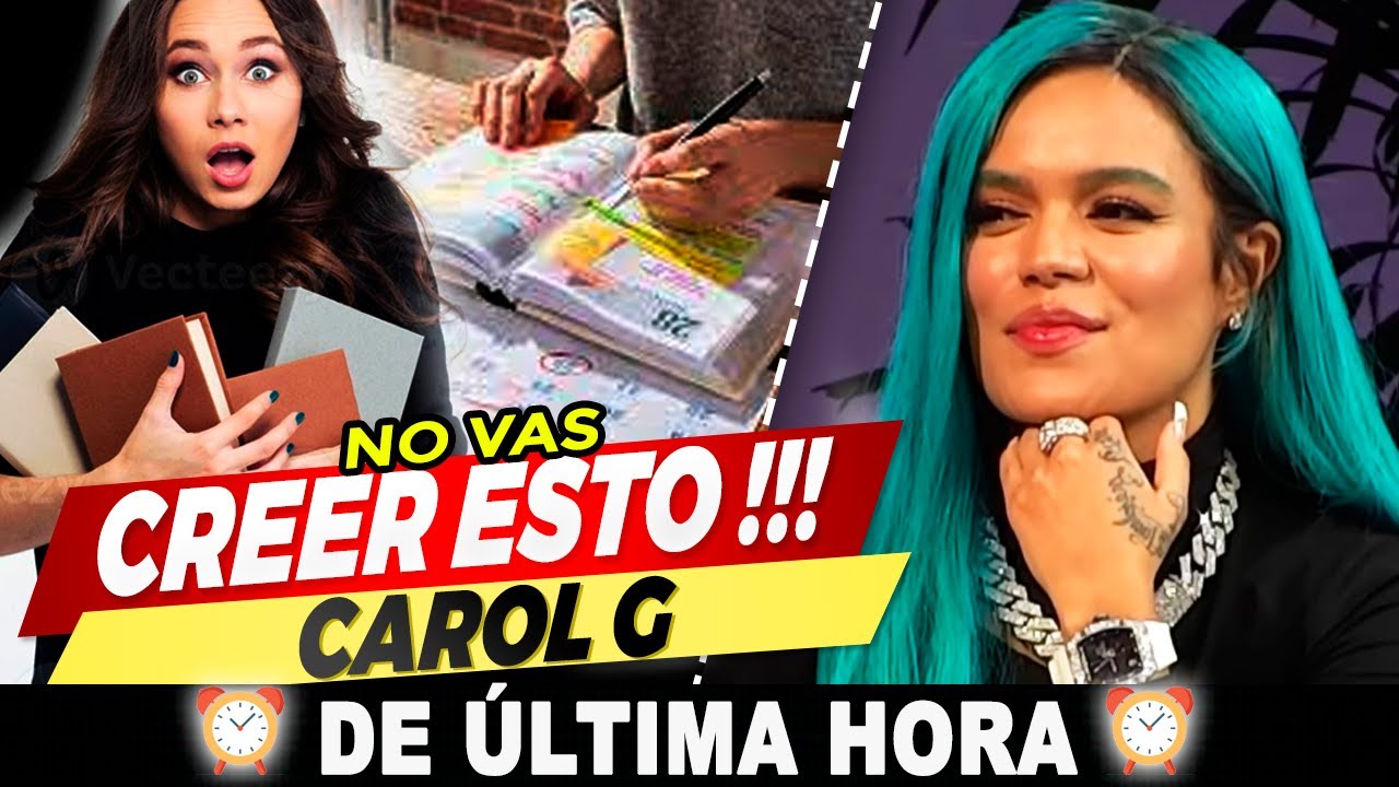 🔥😱 𝗡𝗶 𝗧𝗘 𝗜𝗠𝗔𝗚𝗜𝗡𝗔𝗦... El Nivel de Eduacion De Carol G / 𝗗𝗲𝘁𝗿𝗮𝘀 𝗱𝗲 𝘀𝘂 ...