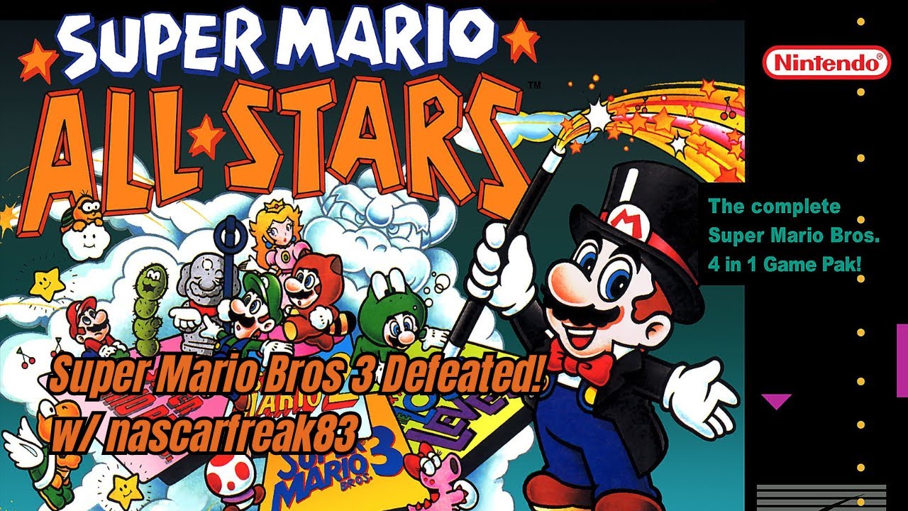 Super Mario Bros 3 (SNES) Defeated! w nascarfreak83 - YouTube