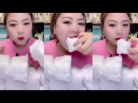 Dry freezer frost big blocks eating - YouTube