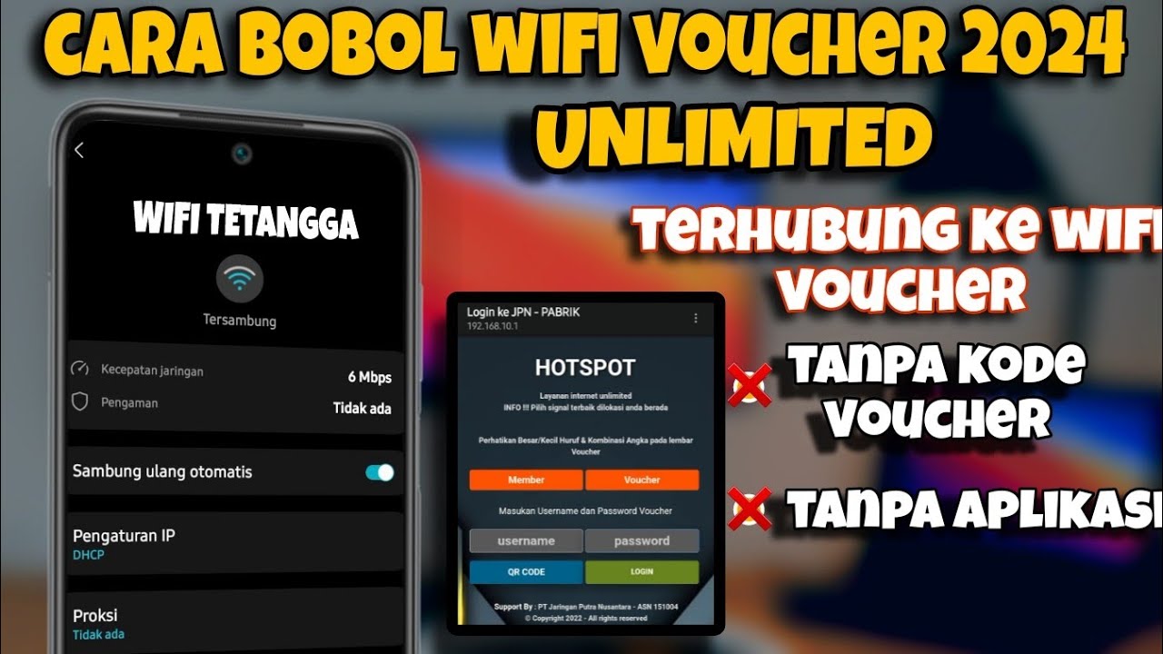 Rahasia Cara Bobol Wifi Voucheran 2024-Terhubung Unlimited - YouTube