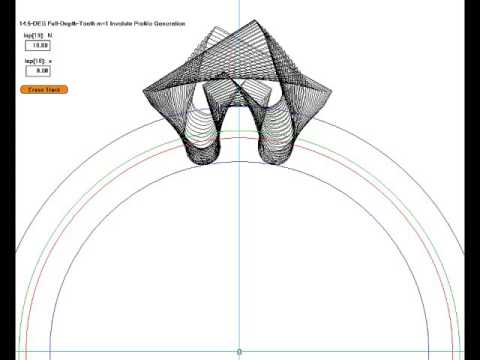 Involute gear theory (10) - YouTube