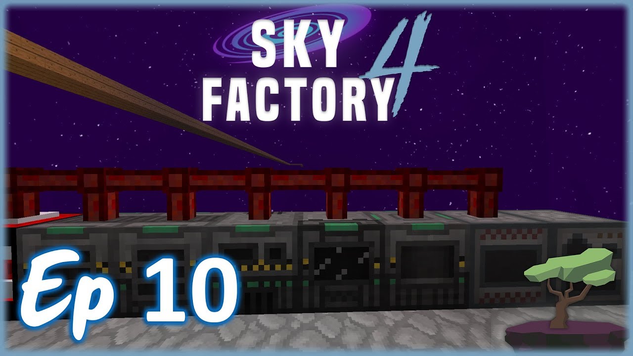 PREMIÈRES MACHINES ! | Minecraft Moddé - Sky Factory 4 | Ep# 10 - YouTube