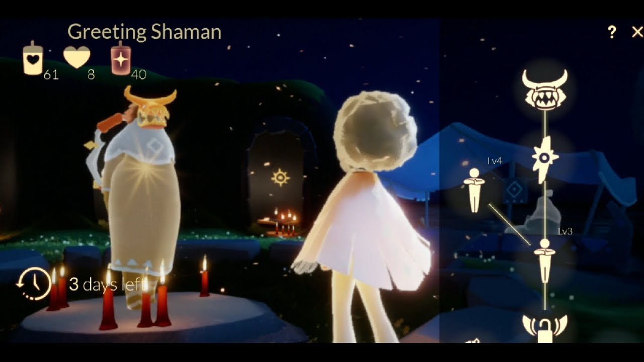 Travelling spirit (Greeting Shaman)(July 23-26)| sky: children of the ...