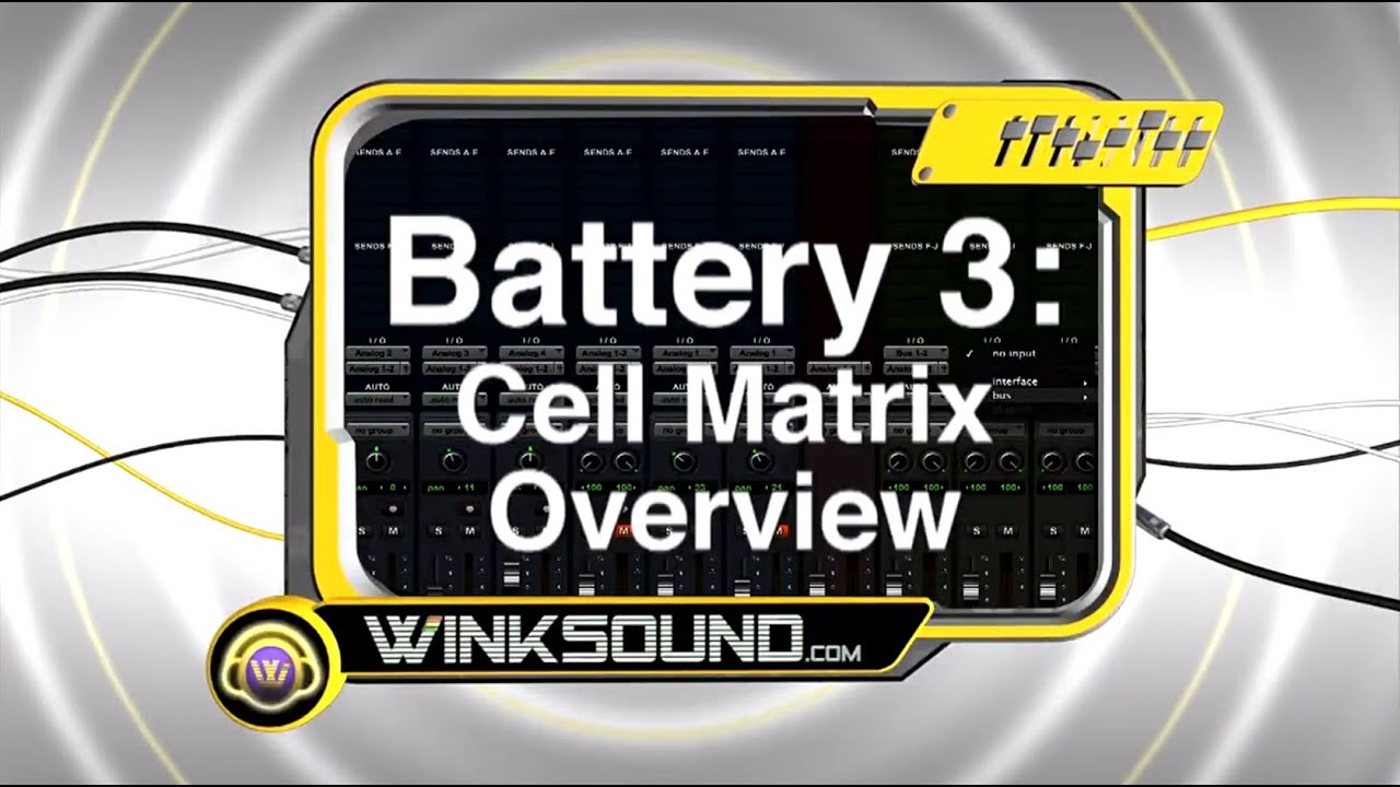 Native Instruments Battery 3: Cell Matrix Overview | WinkSound - YouTube