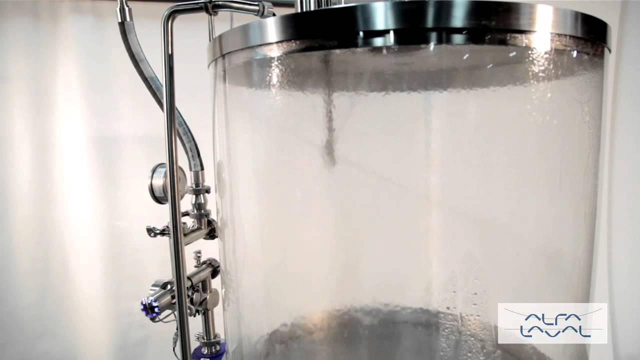 Alfa Laval Gamajet A2 tank cleaning device - YouTube