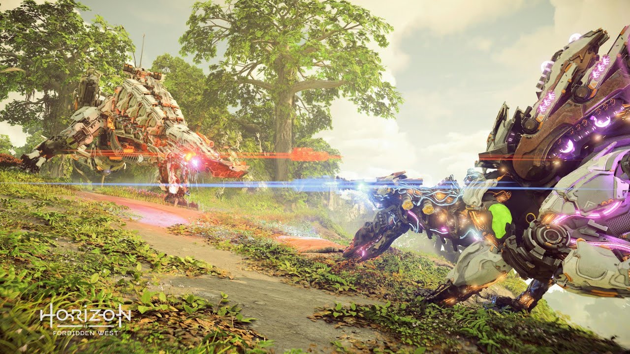 SLAUGHTERSPINE VS THUNDERJAW (2 ROUNDS) / Horizon Forbidden West DLC ...