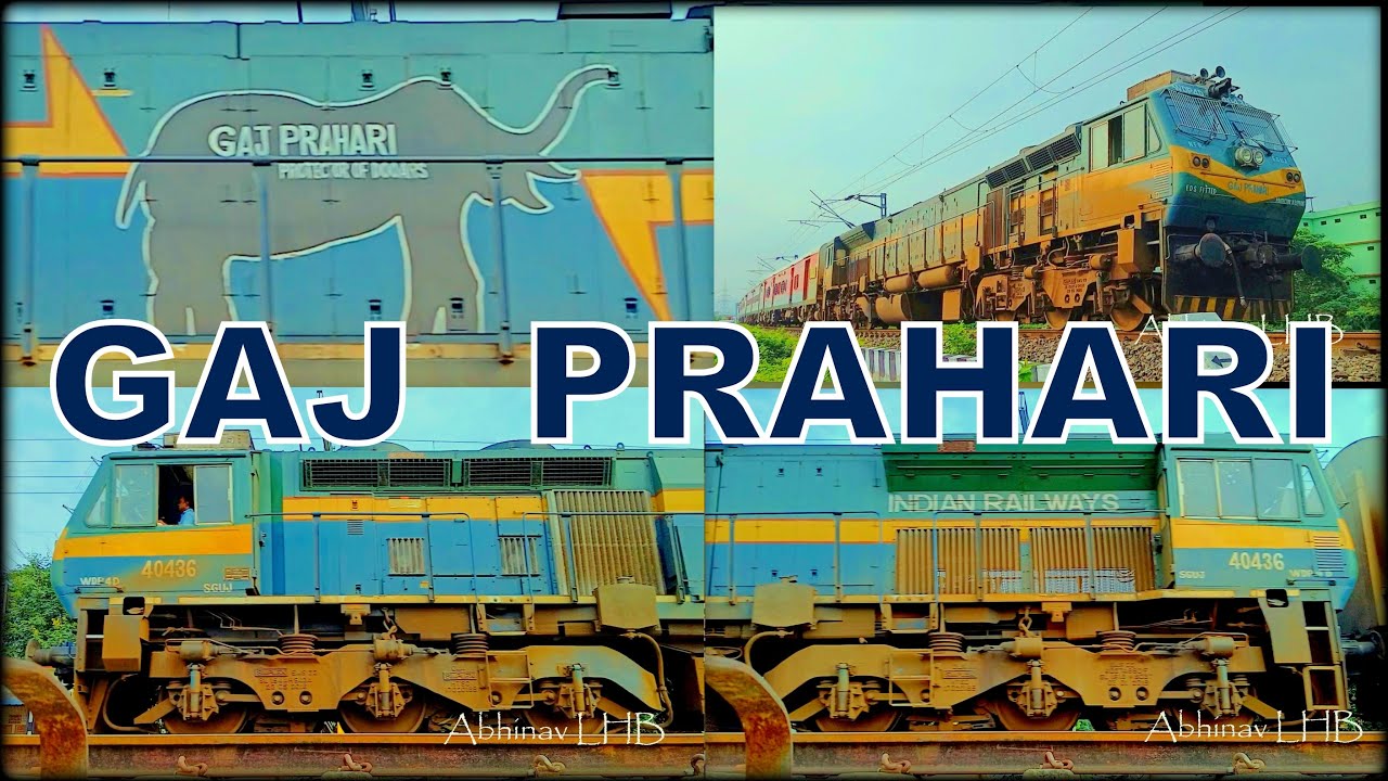 SGUJ's Elephant Detection System (EDS) fitted GAJ-PRAHARI WDP4D ...